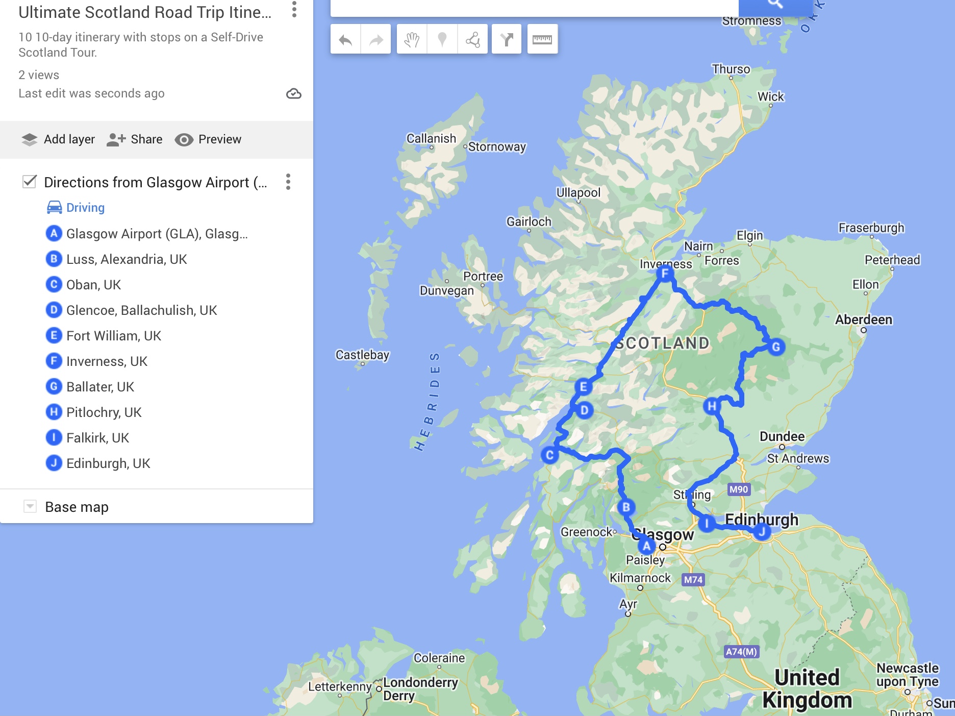 Scotland Road Trip Itinerary - Perfect 10 Day Route For First Visit!